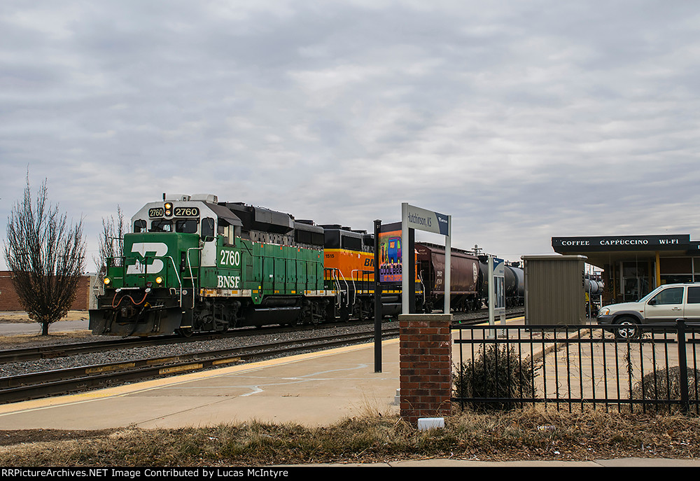 BNSF 2760 westbound BNSF local train
